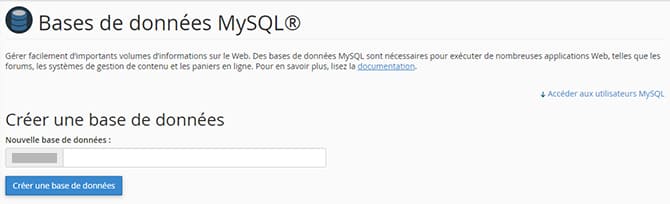 Guide de gestion de bases de données MySQL avec cPanel - 1hebergement.com